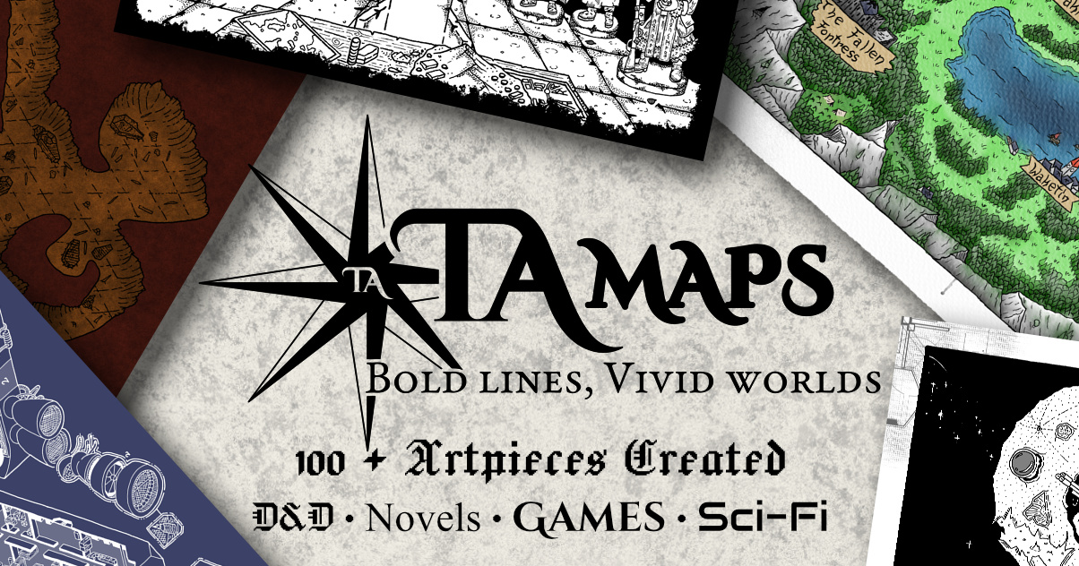 TA MAPS - Custom Fantasy Cartography & Worldbuilding